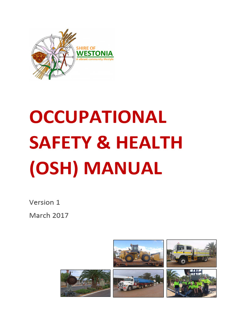 OSH Manual Current | PDF | Occupational Safety And Health | Personal ...