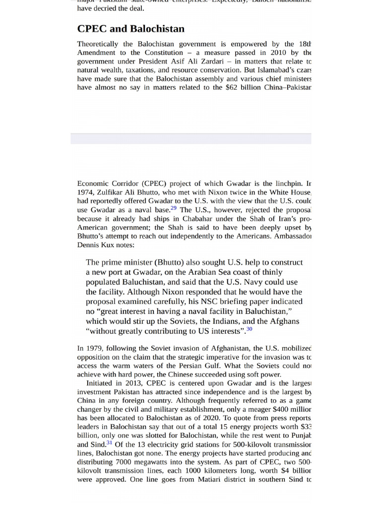 Cpec and Gawadar | PDF