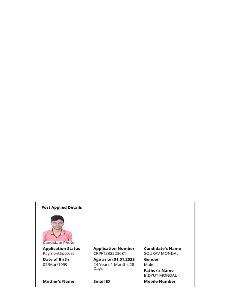 CRPF Form 2023 | PDF CRPF Form 2023 | PDF