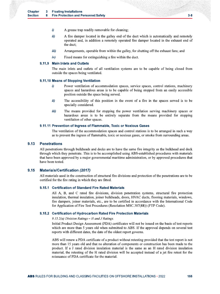 3-8 - 9.11.9 of ABS FAC RULES | PDF