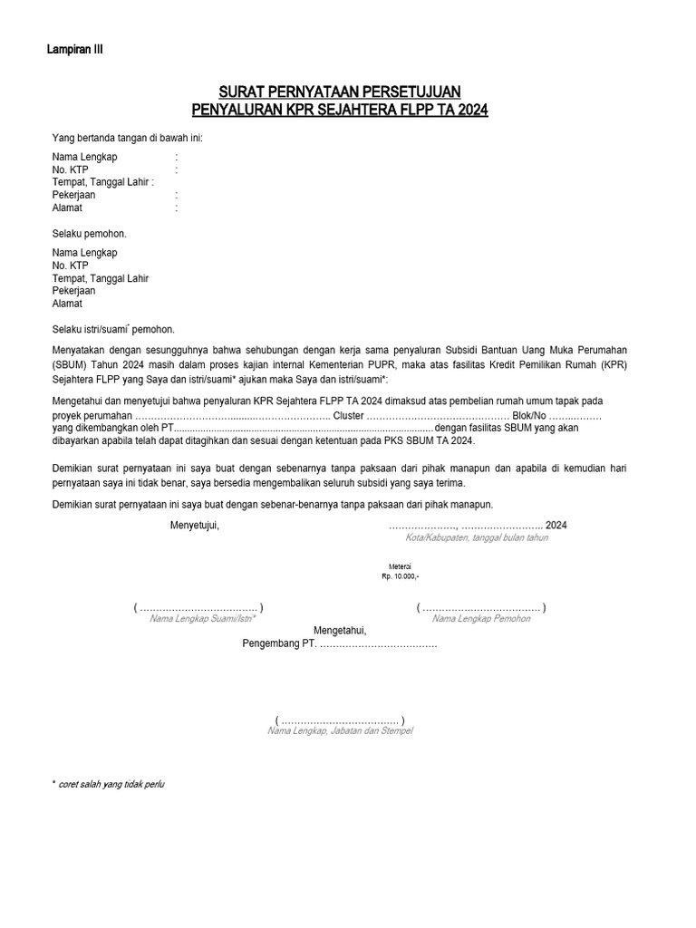 FORM FLPP TA 2024 (Include Form BBA) | PDF