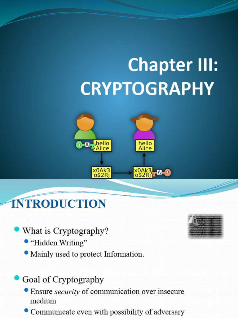 Cs PPT CHP 3 Part 1 | PDF | Cipher | Cryptography