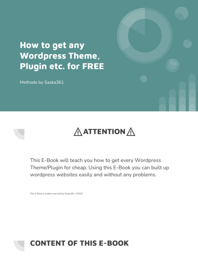 Wordpress Ebook Pdf Word Press Computing