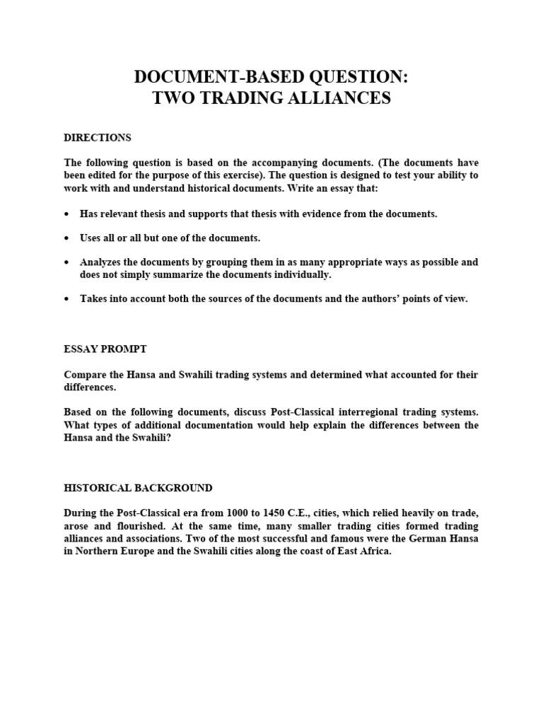 Post-Classical Trade Systems | PDF | History