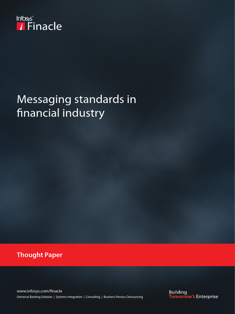 Messaging Standards Financial Industry | PDF | Swap (Finance ...