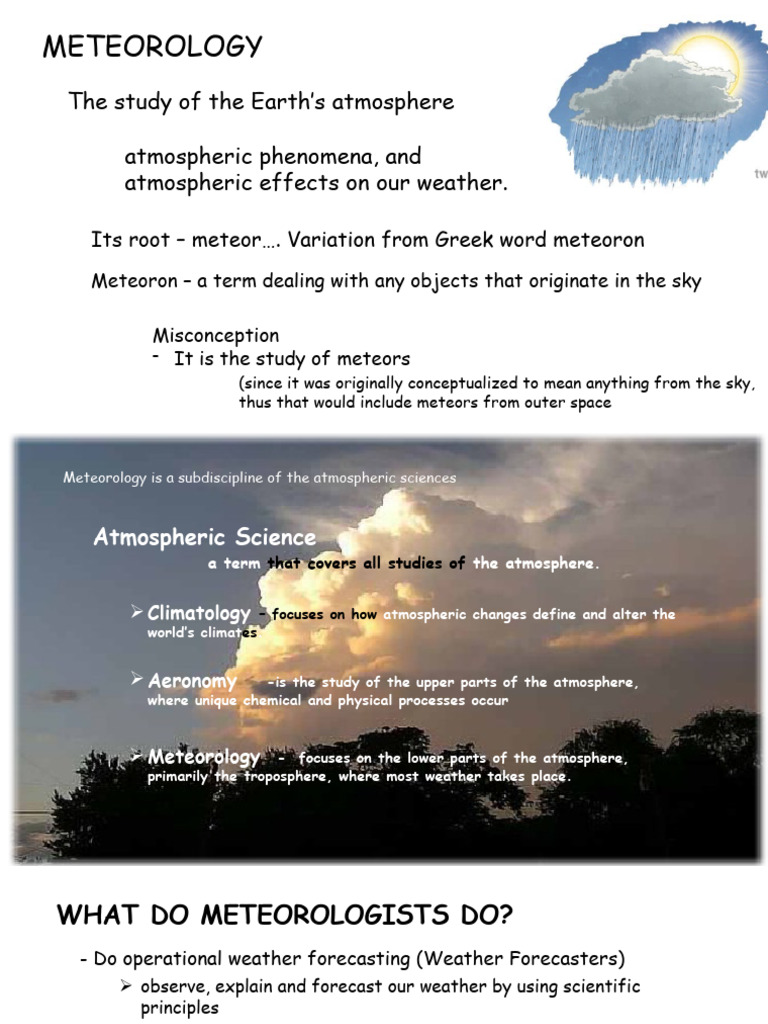 Introduction and History of Meteorology | PDF | Meteorology | Weather