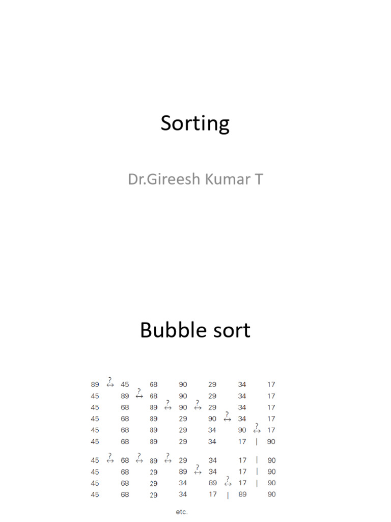 sorting | PDF
