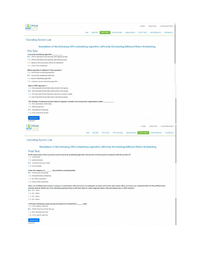 OS Practical 4 | PDF