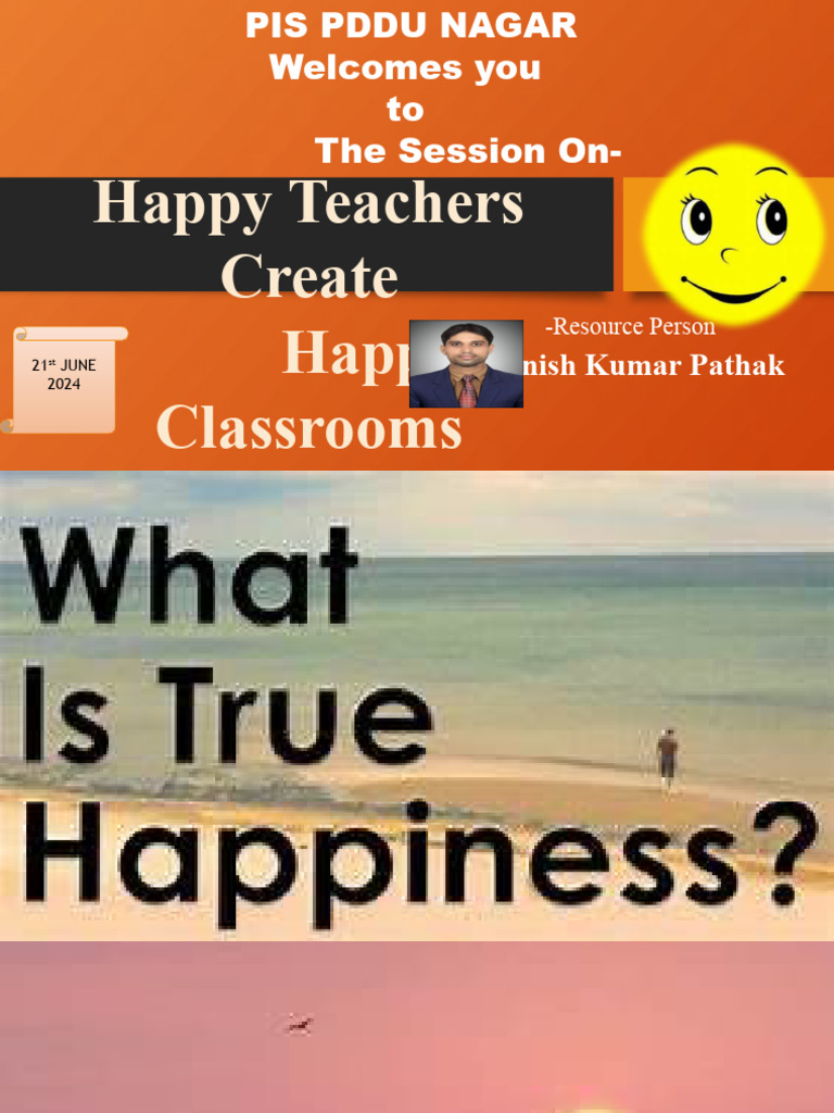 Creating Happy Classrooms for Teachers | PDF | Happiness | Feeling