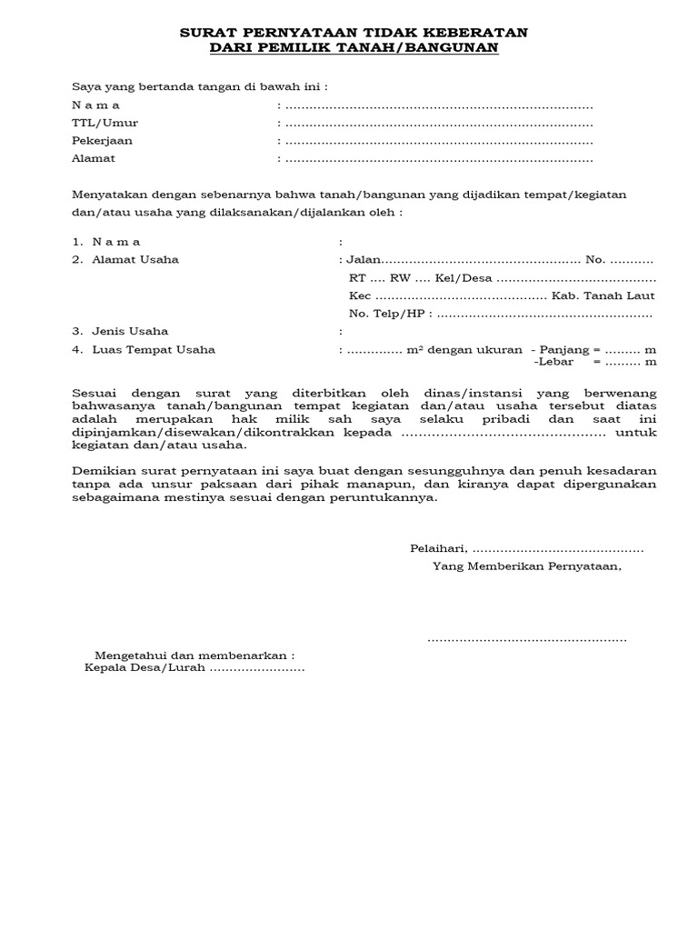 Permohonan Izin Klinik Swasta Pdf