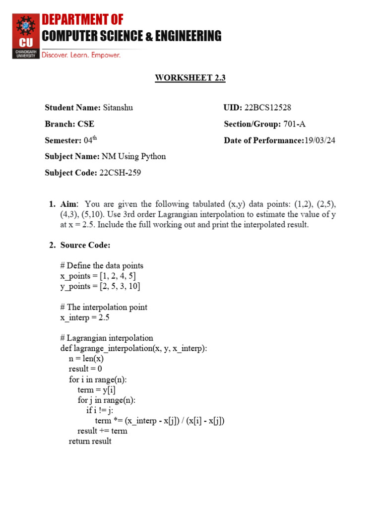 22BCS12528 Sitanshu Python 3 | PDF | Teaching Methods & Materials ... 22BCS12528 Sitanshu Python 3 | PDF | Teaching Methods & Materials ...