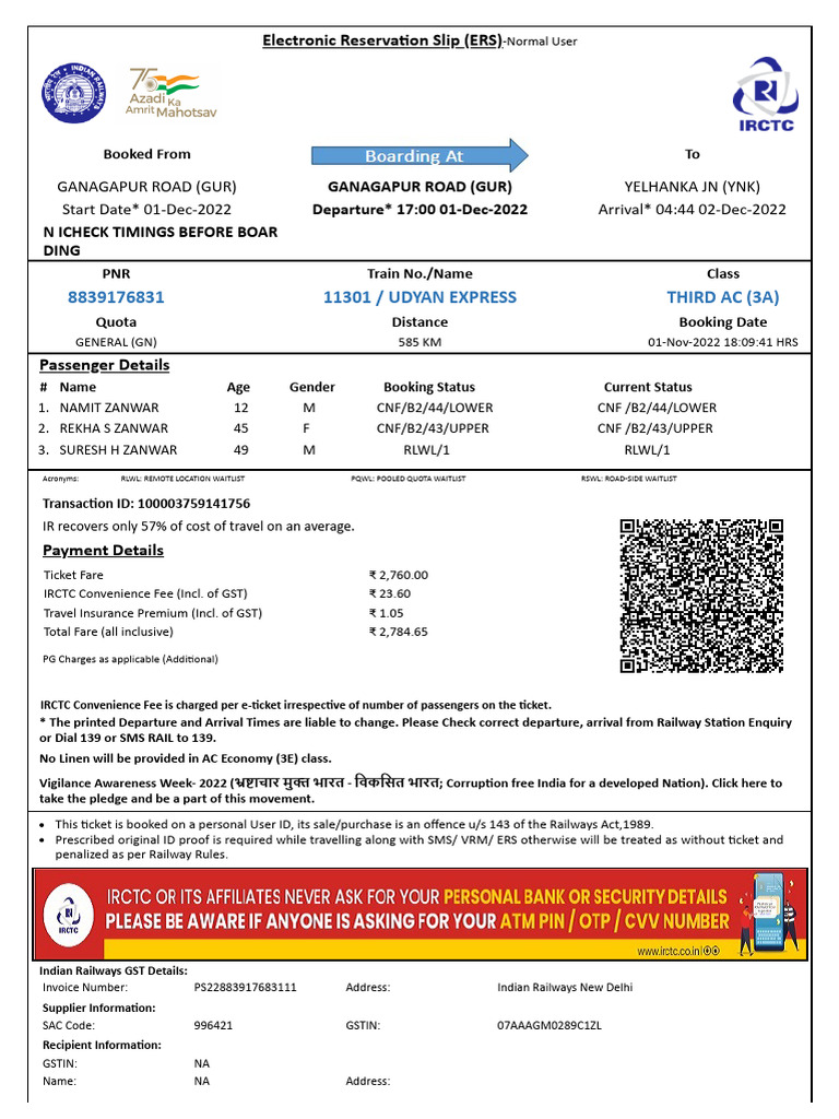 Gangapur BLR | PDF | Identity Document