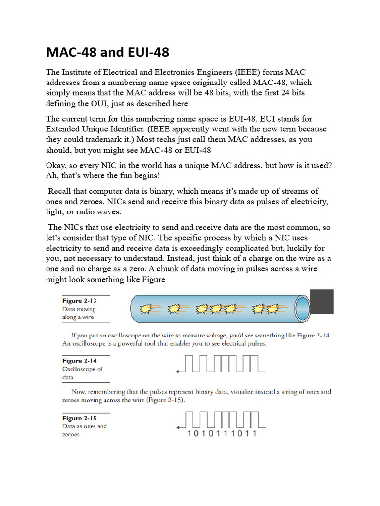 MAC-48 and EUI-48 | PDF | Computer Network | Internet Protocols