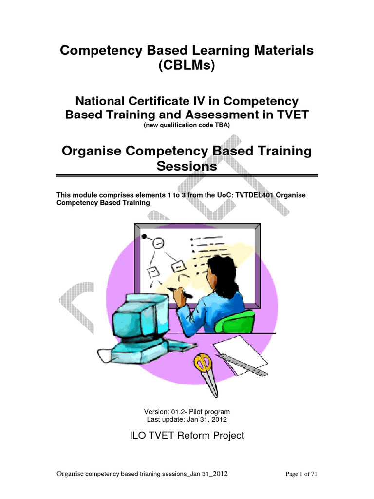 9. CBLM_Plan and Organise competency based trianing sessions_Jan 31 ...