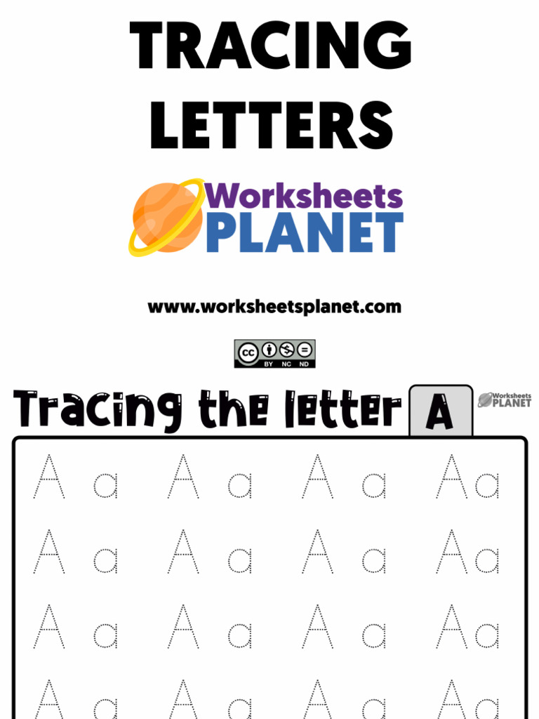 Tracing Letters | PDF
