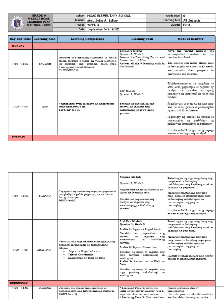 Week 3 Sofie | PDF | Mixture | Teachers