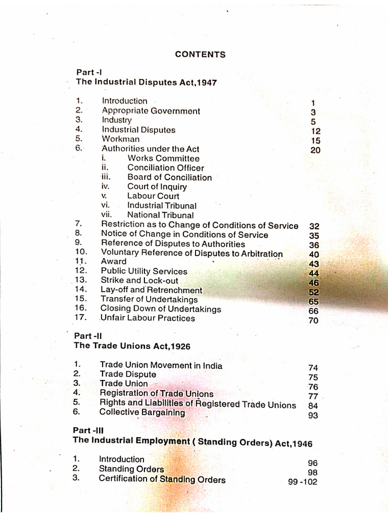 Labour Law Anil K Nair | PDF