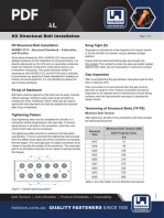Turn-of-Nut Installation Guide | PDF | Nut (Hardware) | Screw