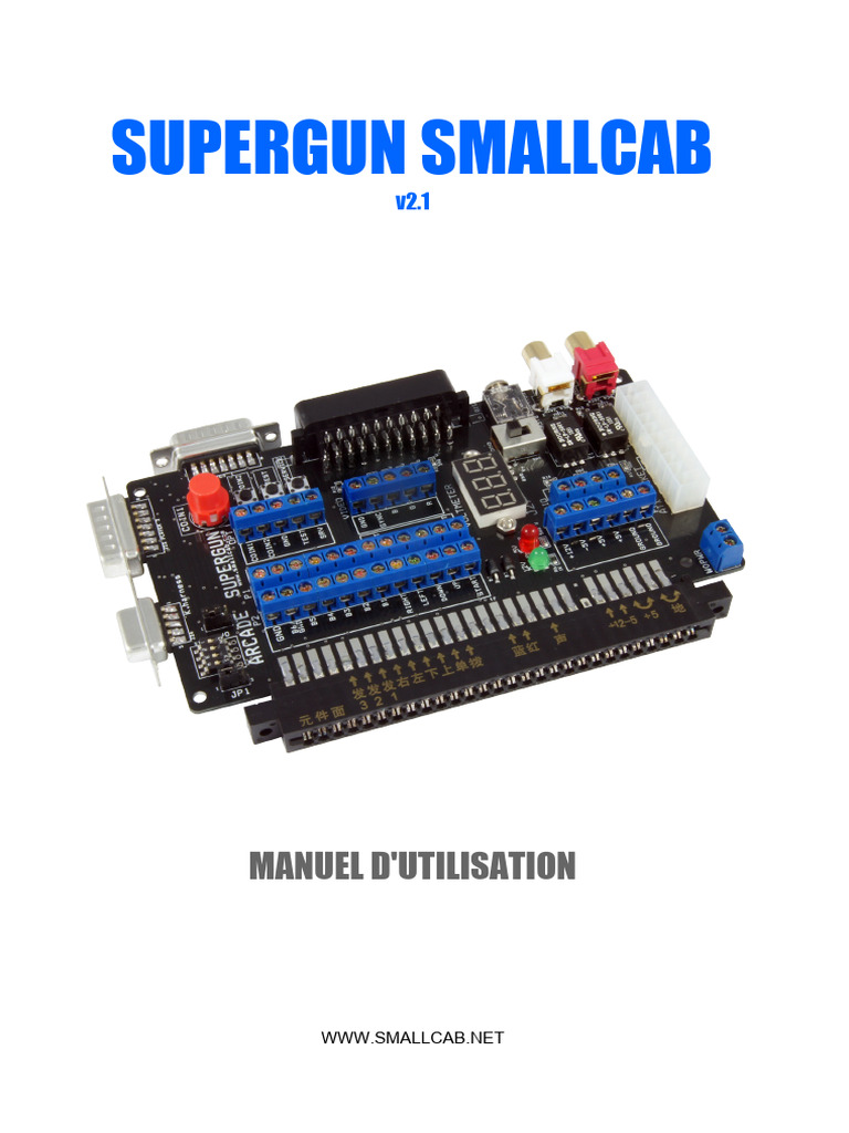 Manuel d'utilisation du Supergun SmallCab | PDF | Électronique ...