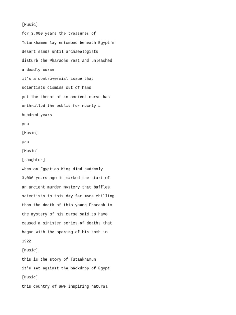 [English (auto-generated)] World of Mysteries - Tutankhamun [DownSub ...