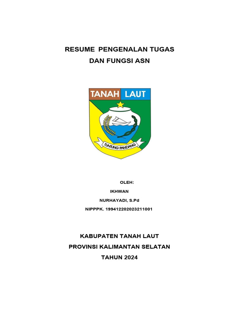 Resume Materi PPPK Abdul Basid, S.PD | PDF