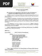 Barangay Health Emergency Response Teams (BHERTs) | PDF | Emergency ...