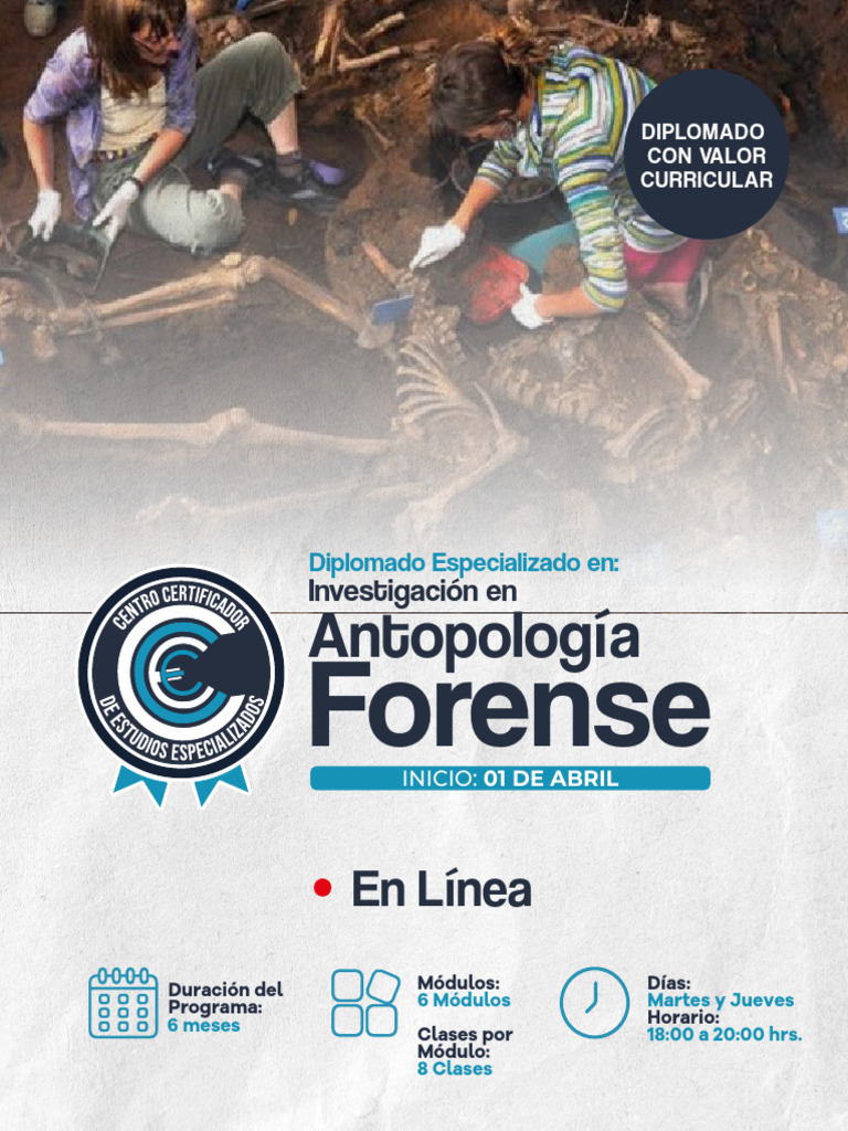 Antropología Forense - CCEE | PDF | Jurisprudencia médica | Antropología