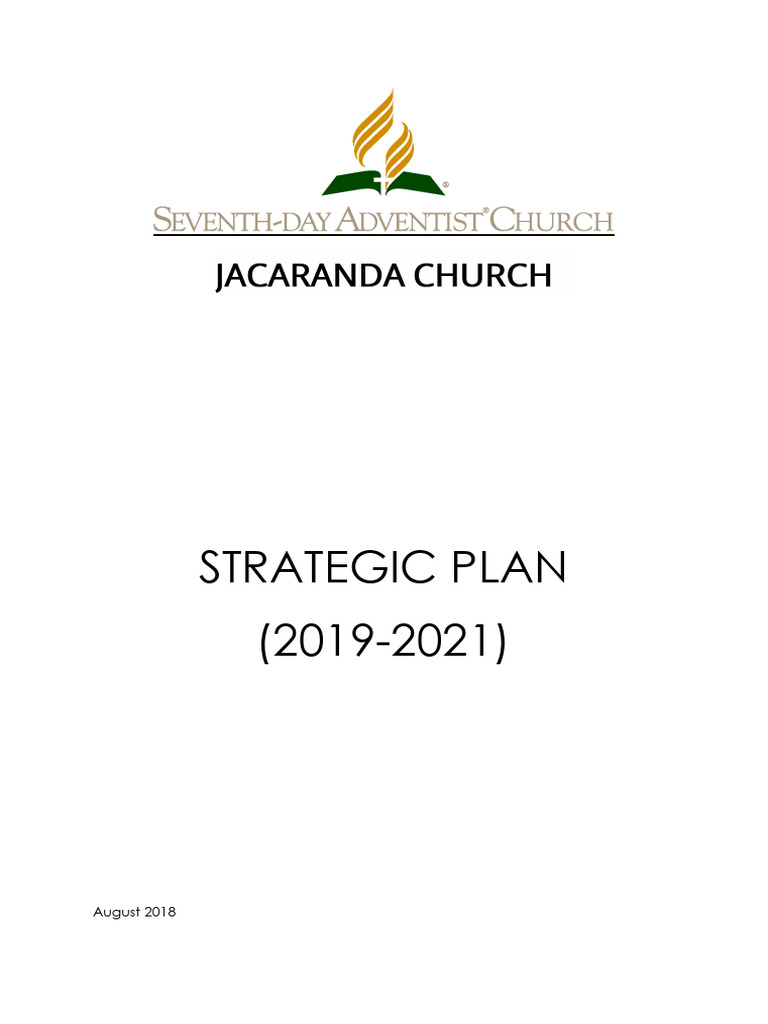 Strategic Plan (2019 - 2021) | PDF | Seventh Day Adventist Church