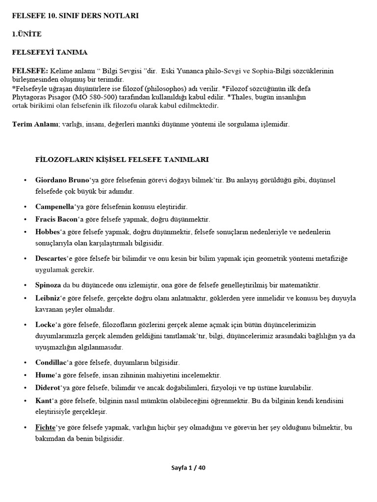 Felsefe 10 PDFFF | PDF