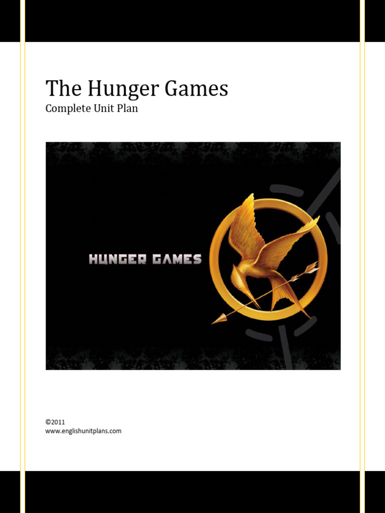 English The Hunger Games Complete Unit Plan | PDF | Games & Activities
