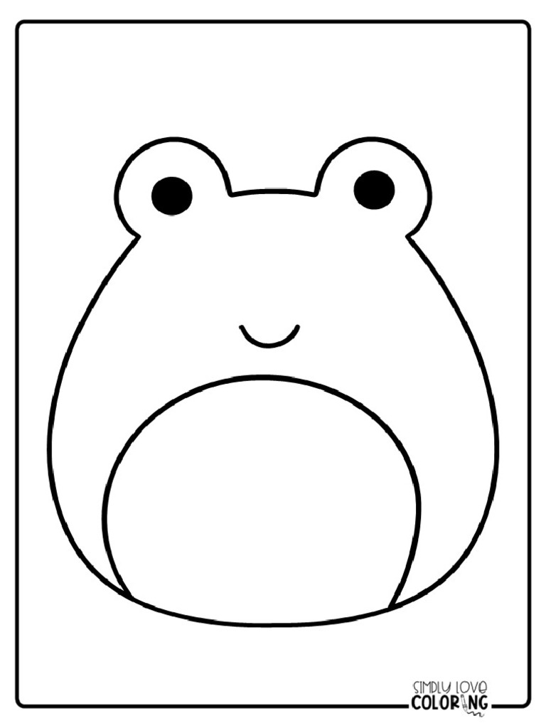 Frog-Squishmallows-SimplyLoveColoring.Com_ | PDF