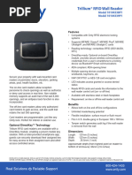 Onity ADVANCE Trillium RFID Data Sheet | PDF