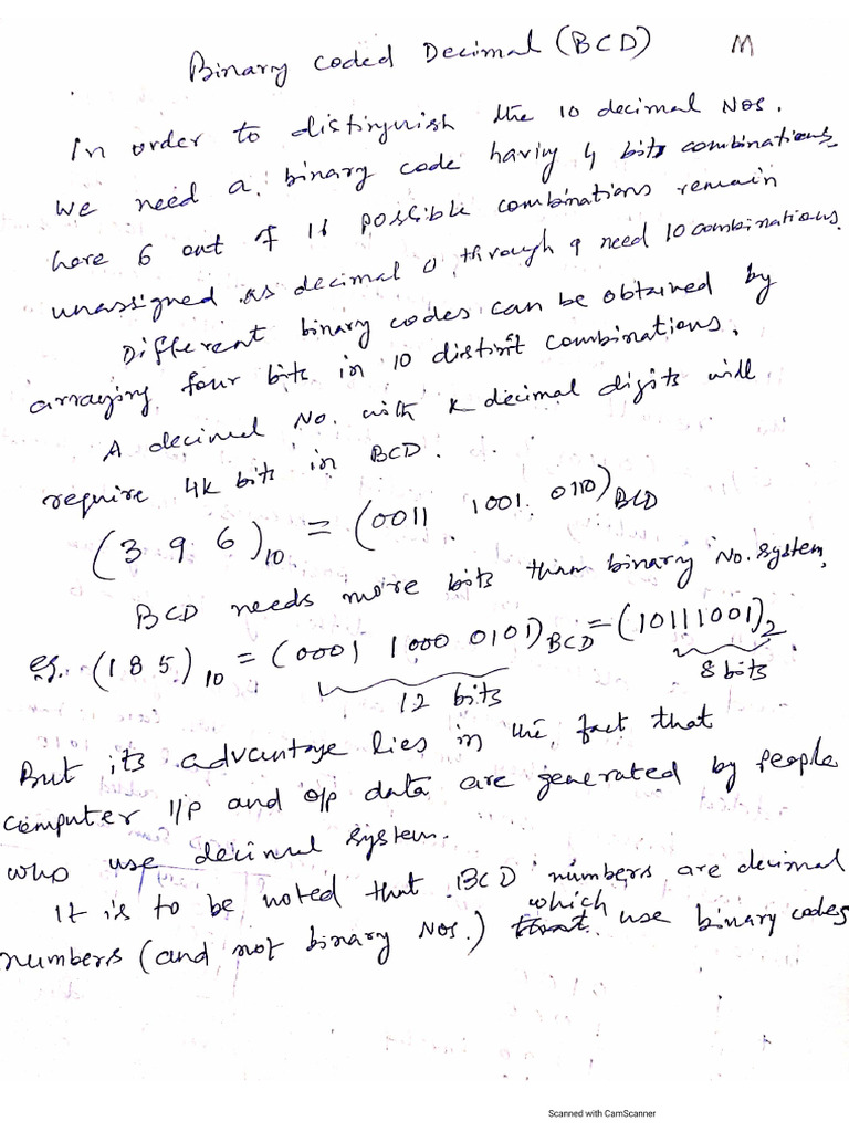 12 Binary Coded Decimal | PDF