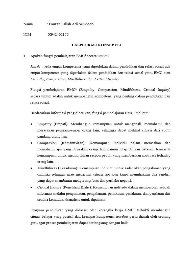 T2 - PSE Eksplorasi Konsep LK 2.2 - OktaviaDNR | PDF