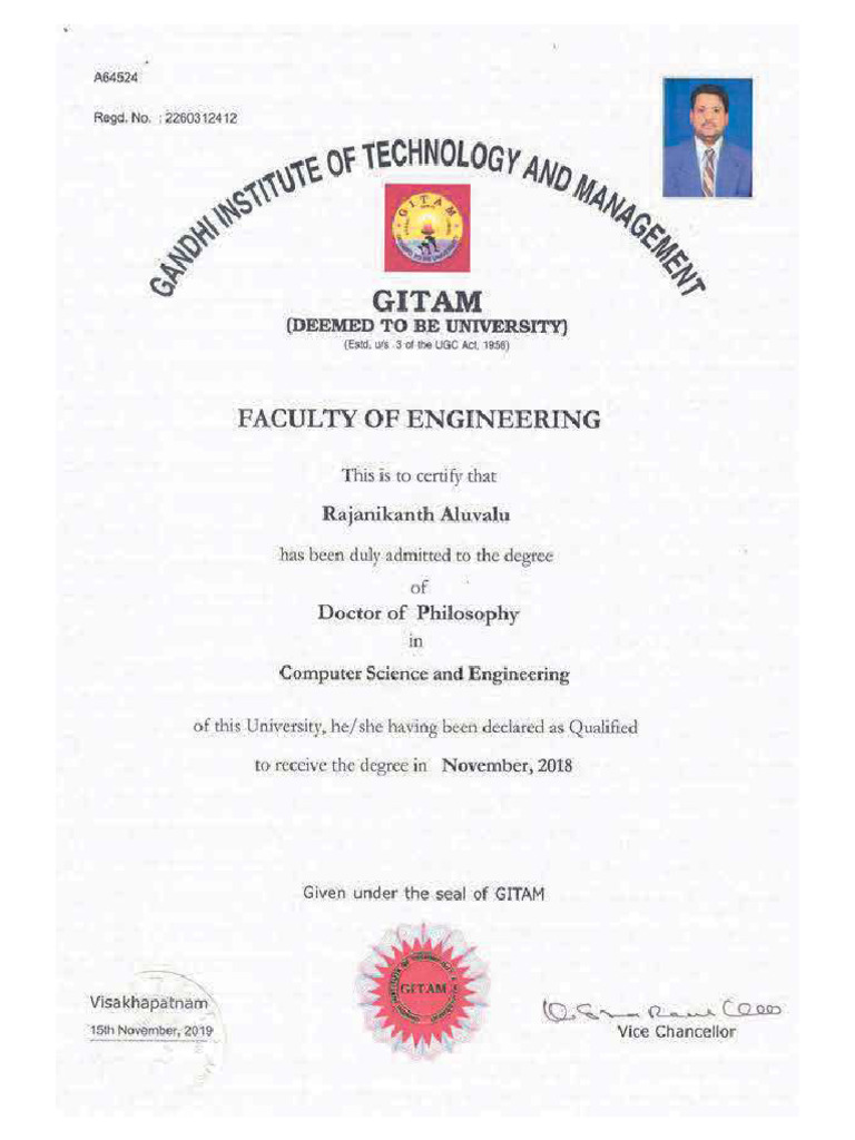 2.4.2 & 2.4.3 CSE - PHD Certificates | PDF 2.4.2 & 2.4.3 CSE - PHD Certificates | PDF