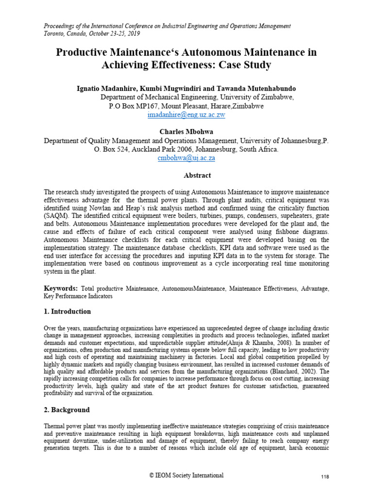 42 | Download Free PDF | Performance Indicator | Operations Management