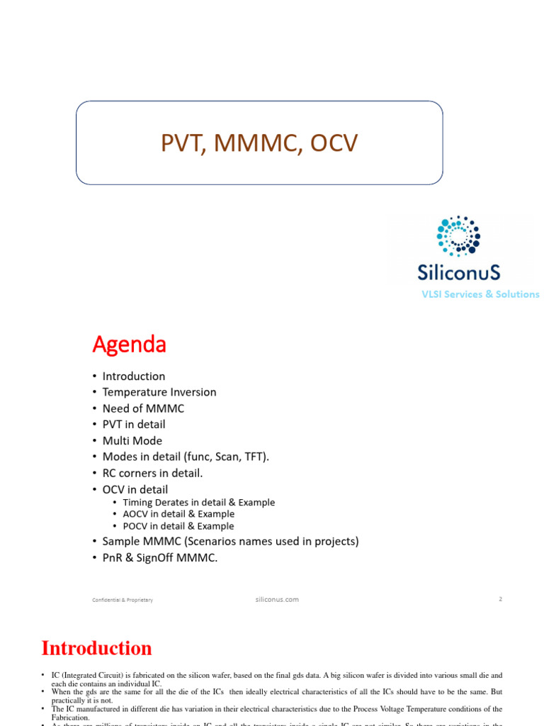 PVT,MMMC,OCV | Download Free PDF | Field Effect Transistor | Semiconductor Device Fabrication