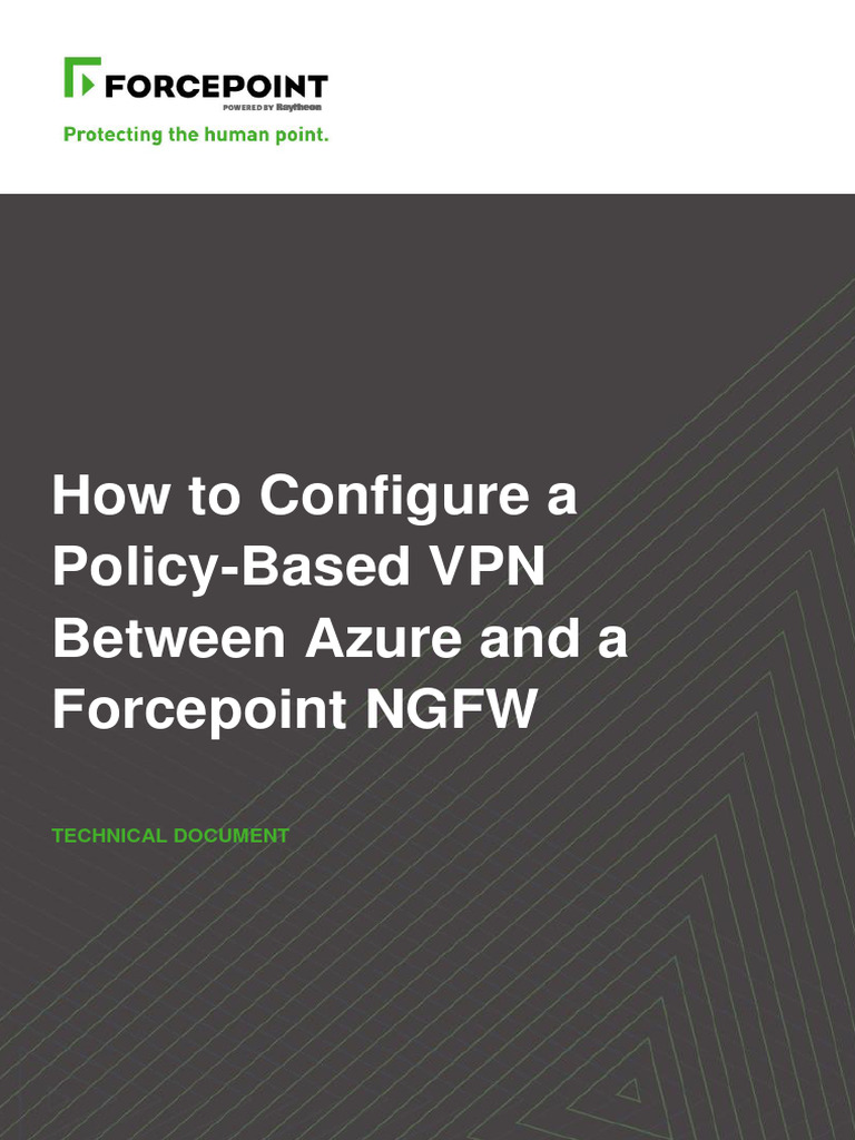 Policy Based VPN To Azure | PDF | Virtual Private Network | Computing