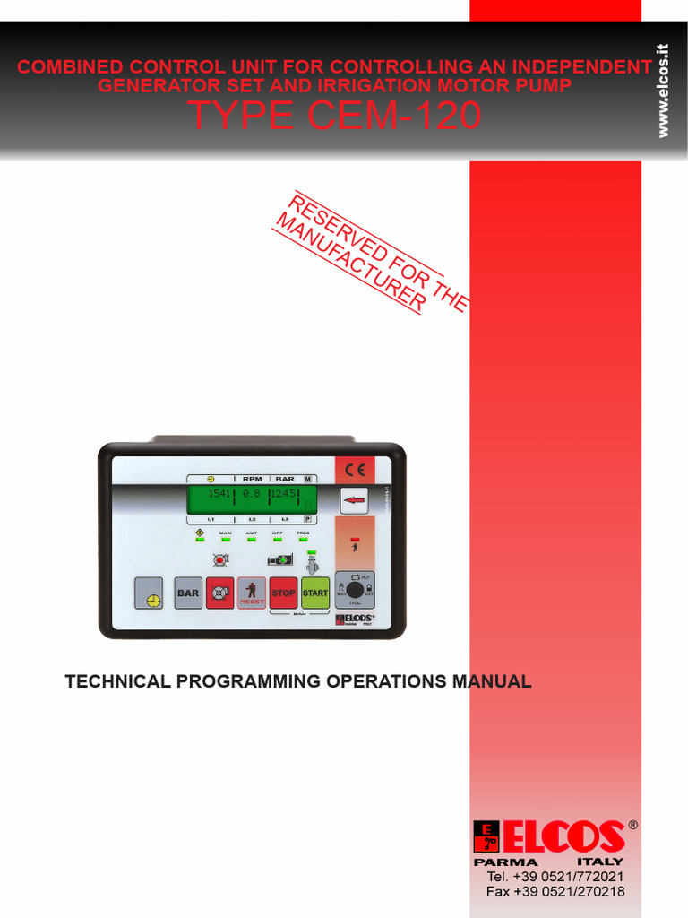 CEM-120_PROG_EN | PDF | Calibration | Power (Physics)