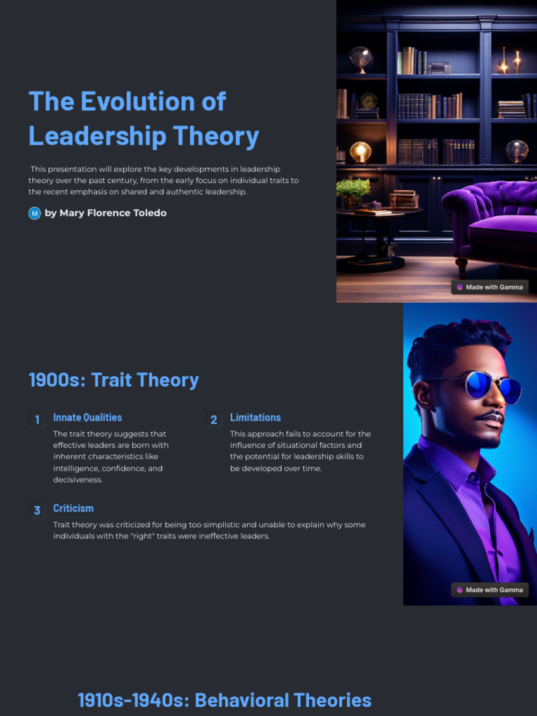 The Evolution of Leadership Theory by Decade | PDF | Leadership ...