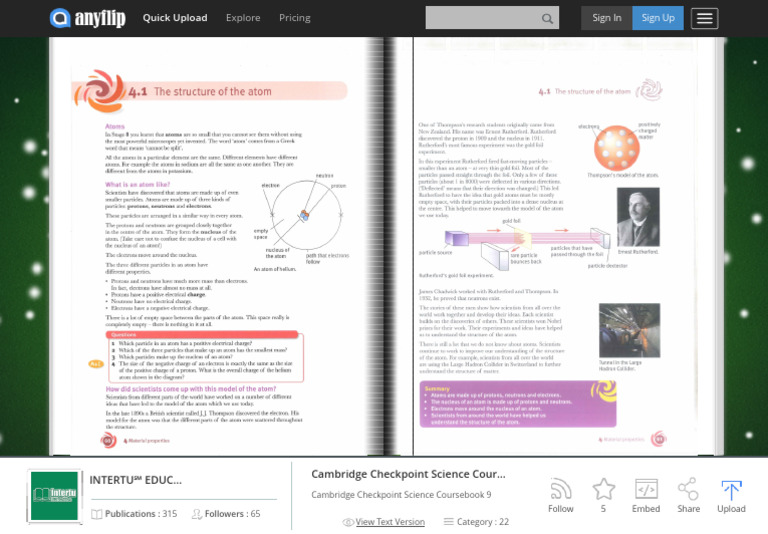 Cambridge Checkpoint Science 9 PDF | PDF