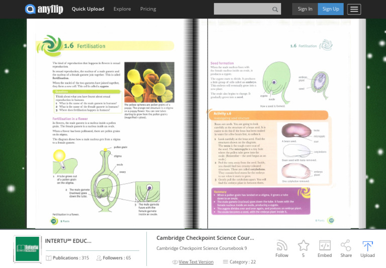 Cambridge Checkpoint Science Coursebook 9 - InTER 2 | PDF