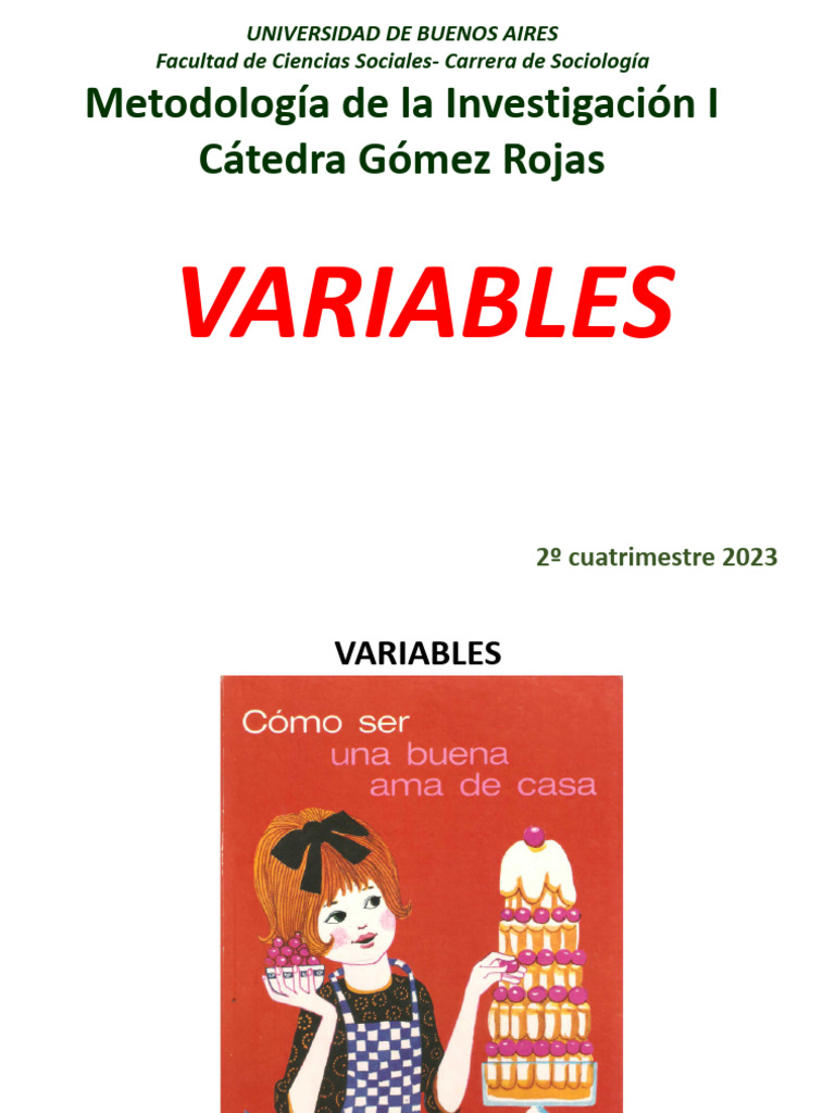 Metodo I Variables | Descargar gratis PDF | Nivel de medida | Science