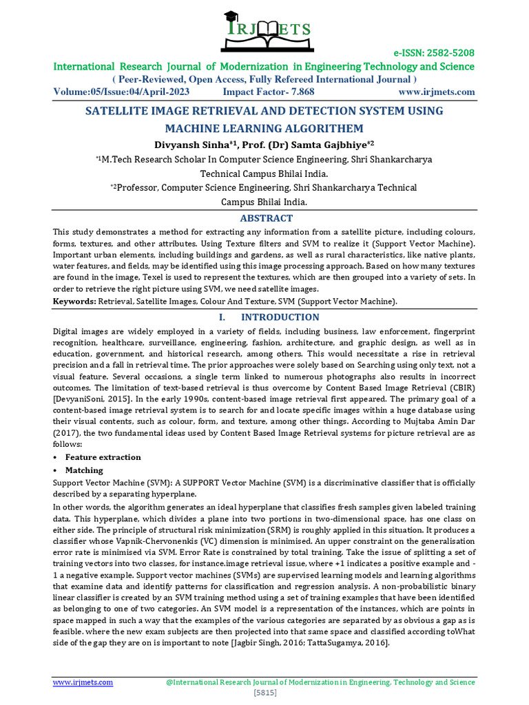 Image Retrieval | PDF | Support Vector Machine | Information Retrieval
