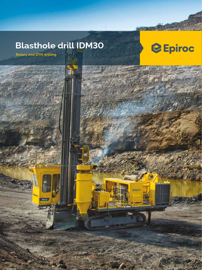 Blasthole Drill Idm30 Rotary and DTH Drilling | PDF | Drill | Drilling