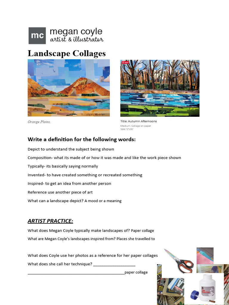 Megan Coyle Landscape Collages | PDF