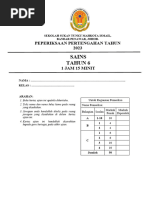 Sains Form 2 (Soalan) | PDF