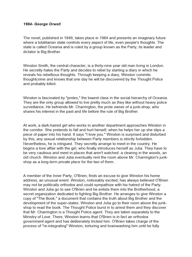 1984_class notes | PDF