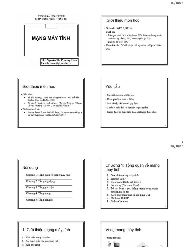 MMT Chuong1 v2 | PDF