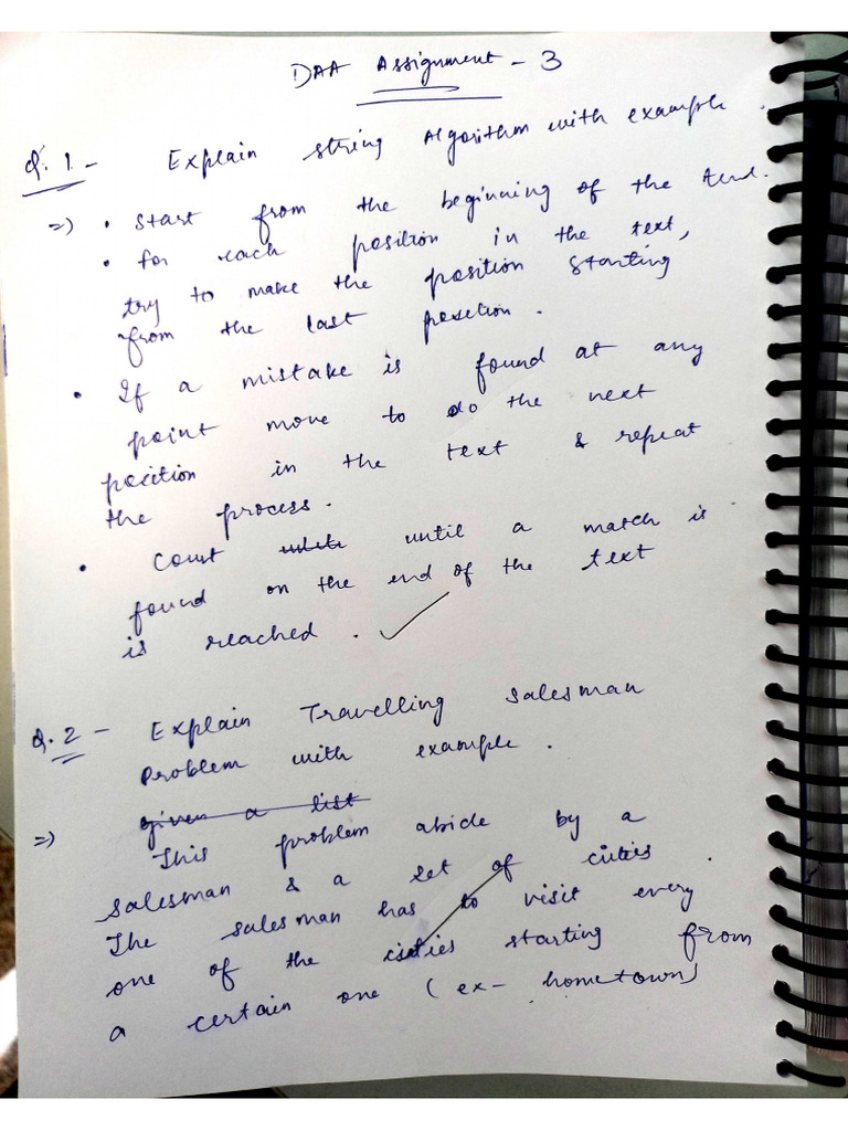 Daa 3 Assignment | PDF